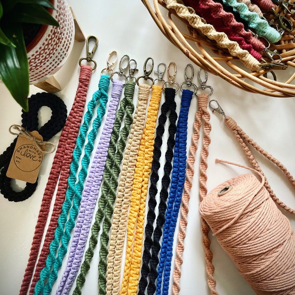 Macrame Lanyard - Etsy