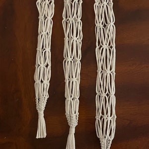 Boho Garlic Stocking , Rv Living, Macrame Garlic Stocking, Space Saver ...