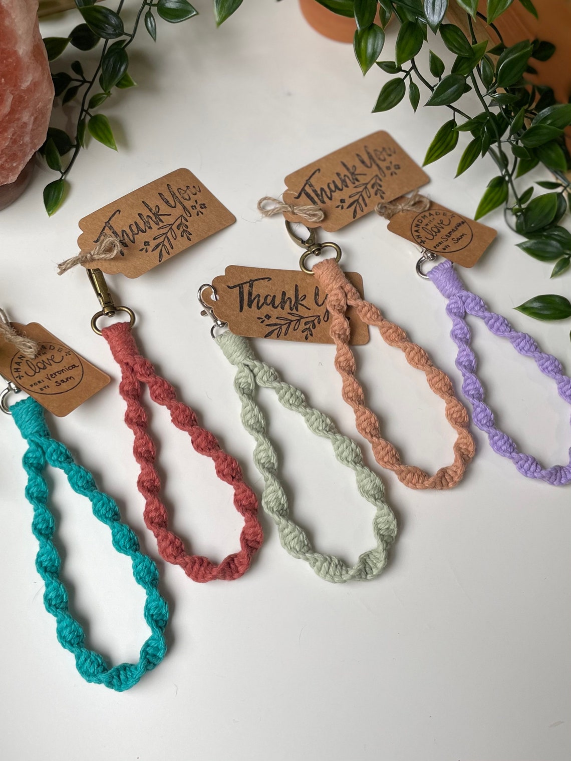 MACRAME WRISTLET Macrame Key Fob Wristlet Macrame - Etsy