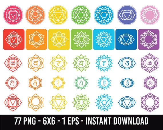 Simple Chakra Symbols