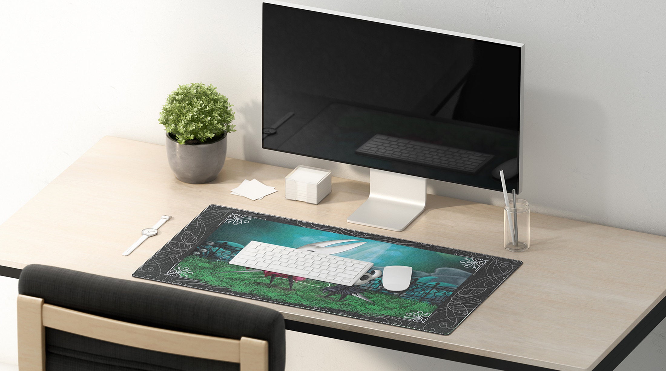 Hollow Knight Playmat Desk Mat Computer Desk Mat Office Desk Mat Card ...