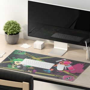 Splatoon Playmat Desk Mat Computer Office Card Games Pokemon Tcg Yugioh ...