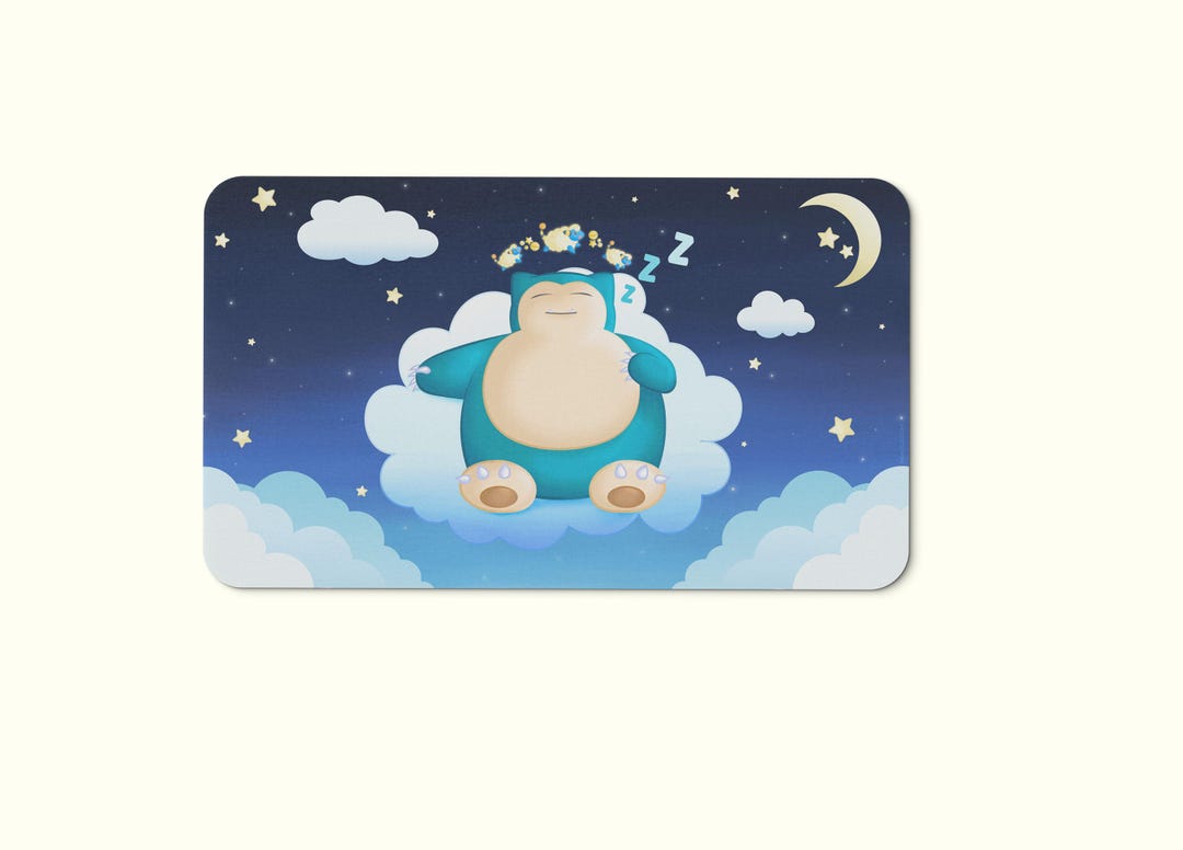 Pokemon Snorlax Playmat Playmat Desk Mat Computer Desk Mat Office Desk ...