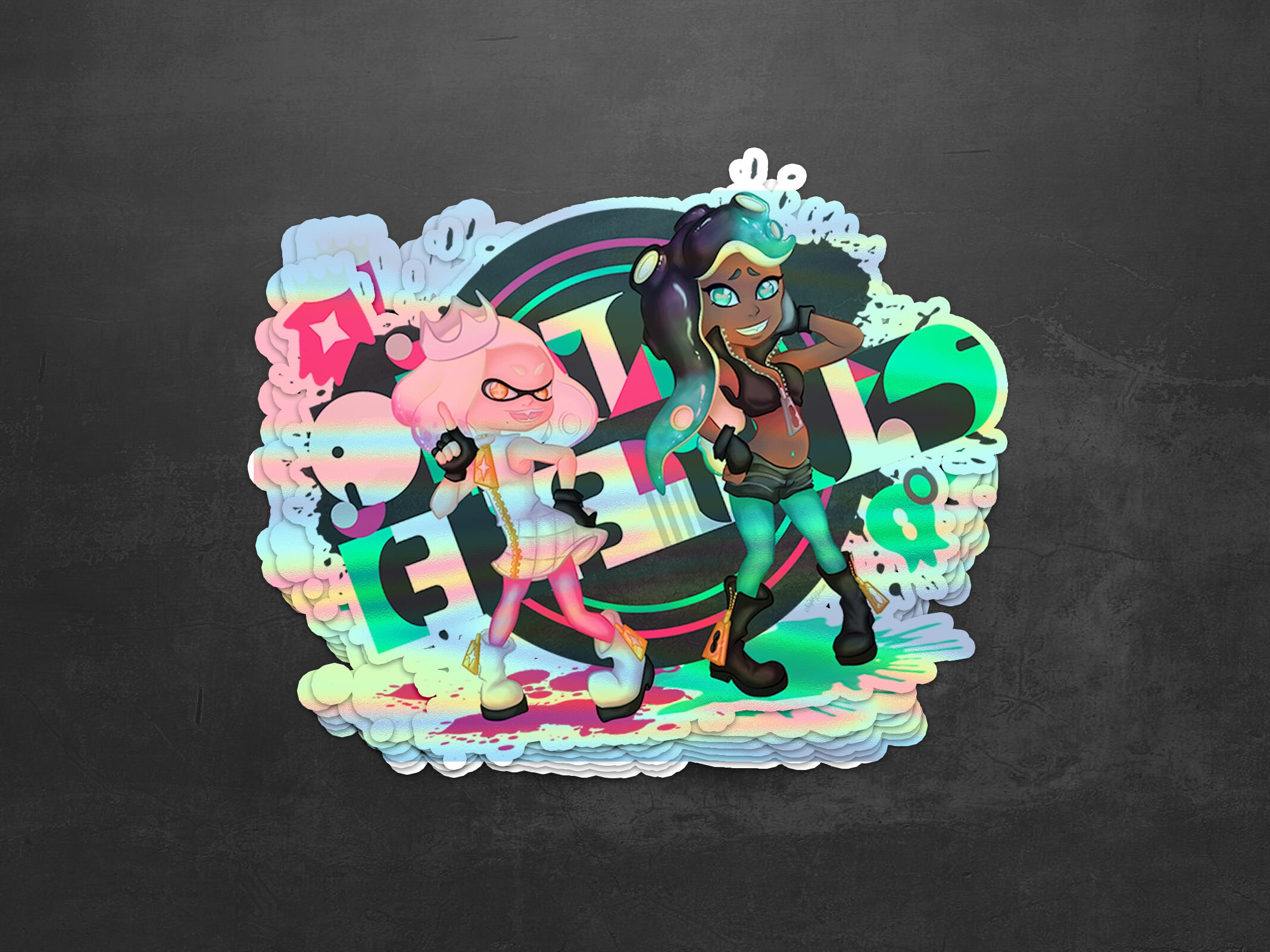 Splatoon Vinyl Sticker Splatoon 2 Pearl Marina Gamer Gift ...