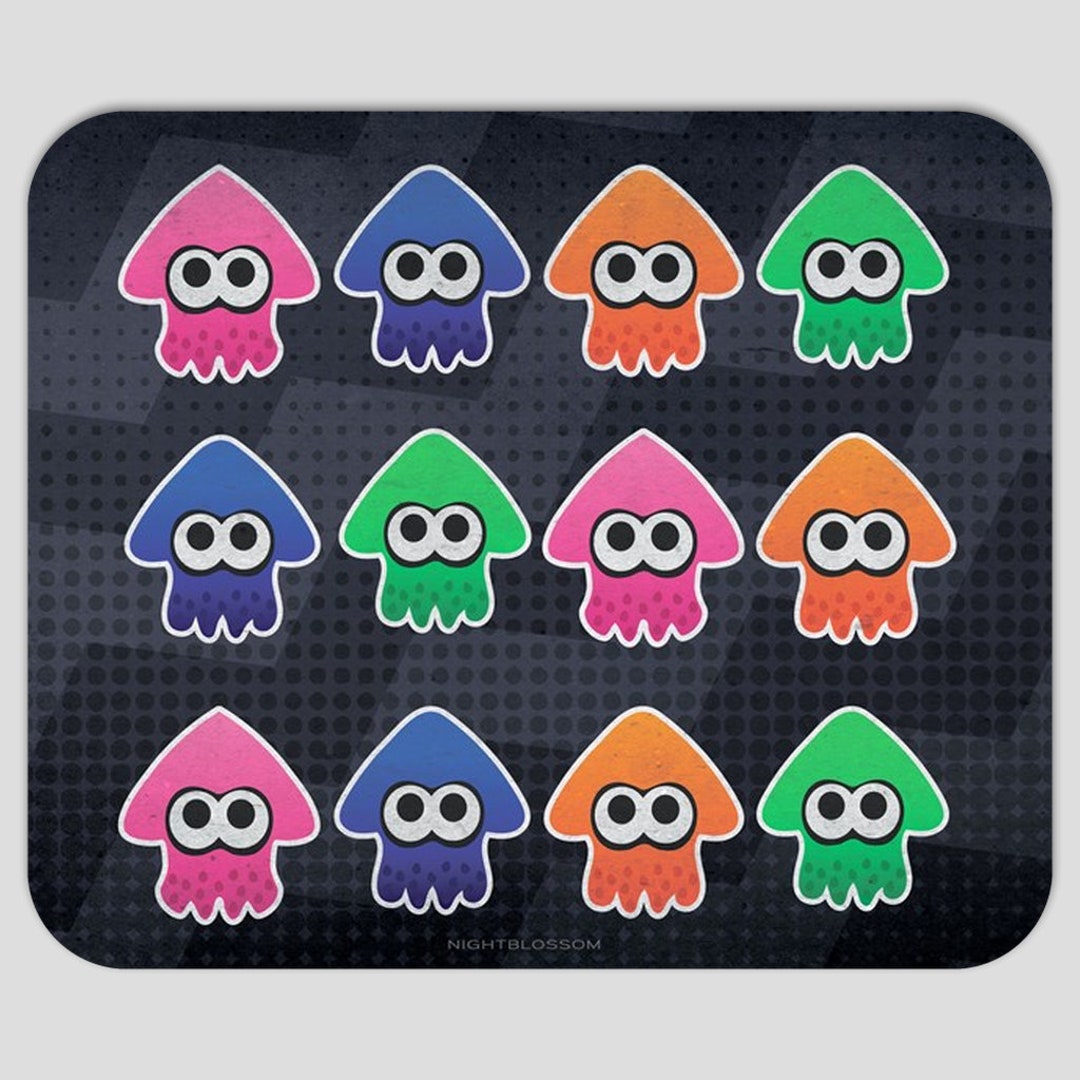 Splatoon Mousepad Mouse Mat Splatoon 2 Office Desk Mat Squid Inkling ...