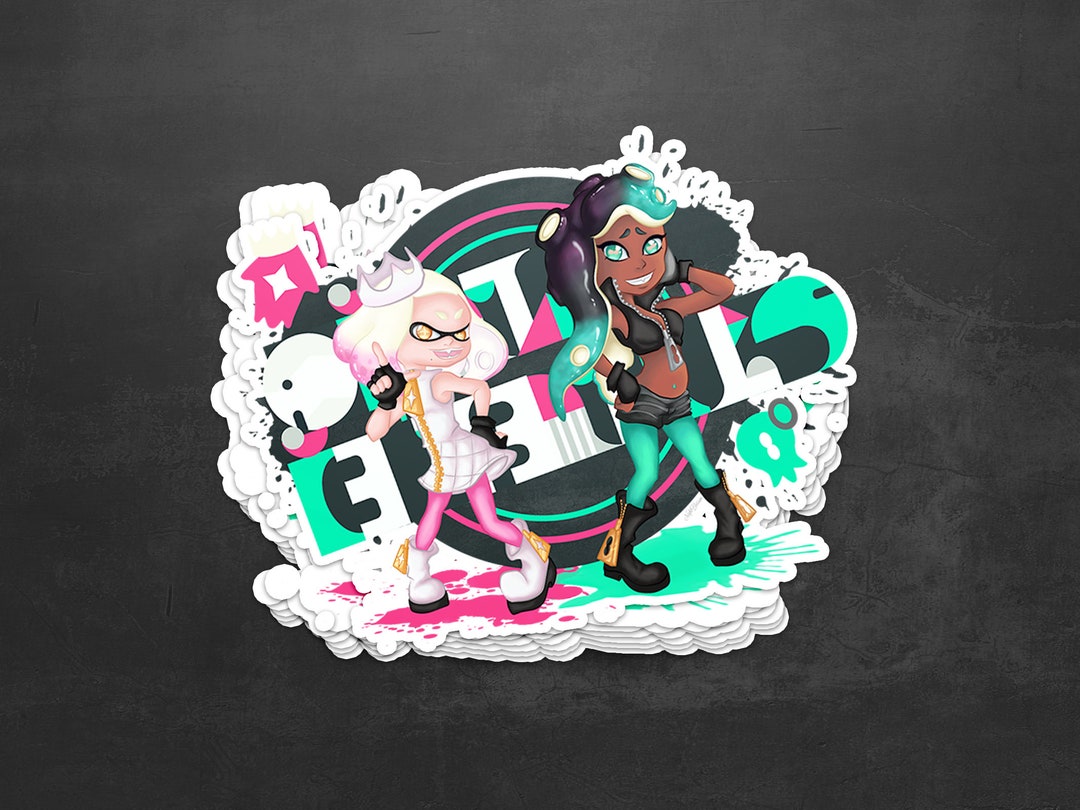 Splatoon Vinyl Sticker Splatoon 2 Pearl Marina Gamer Gift ...