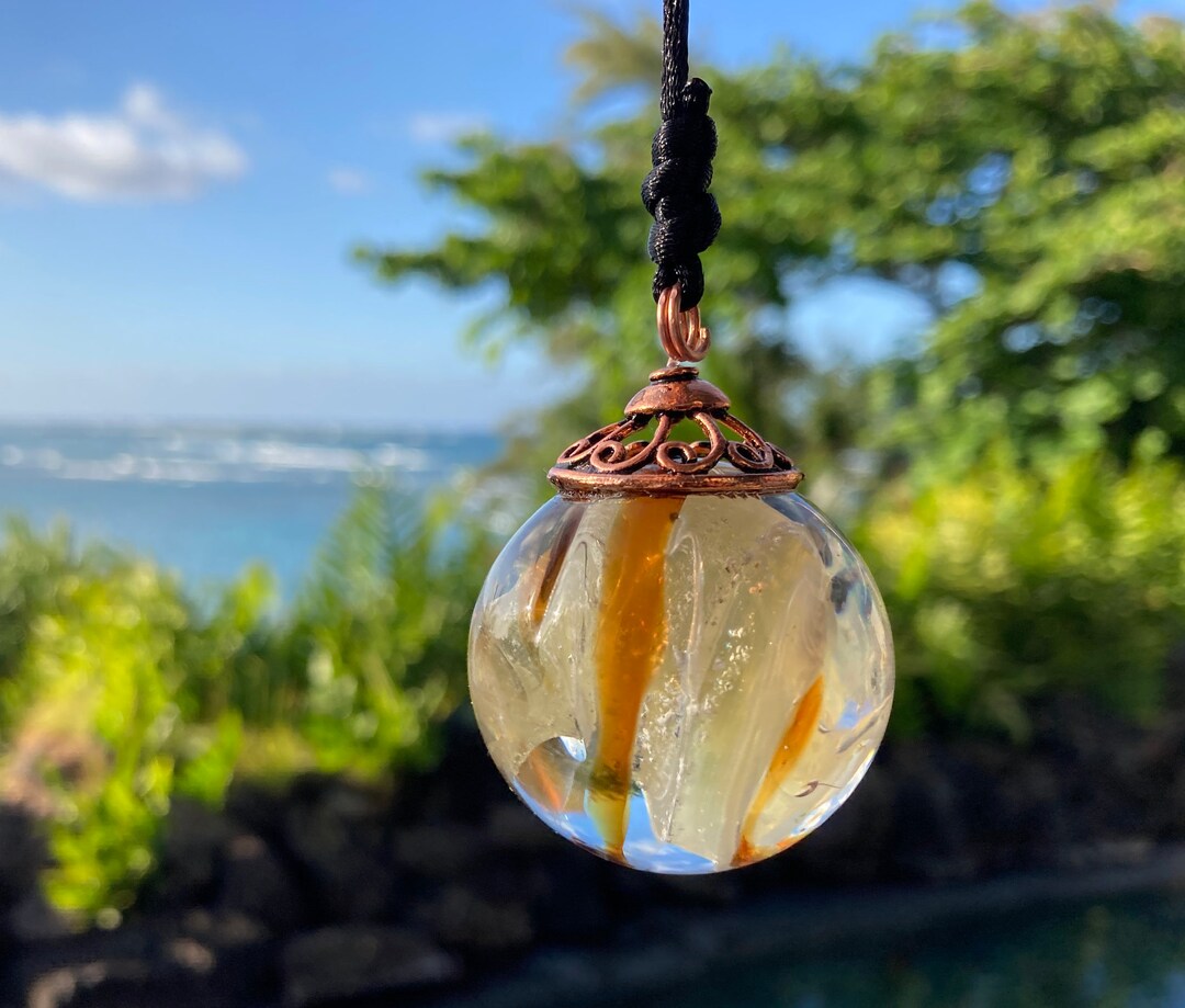 Ashes in Glass Memorial Sun Catcher on Acrylic Stand or Metal Bail to ...