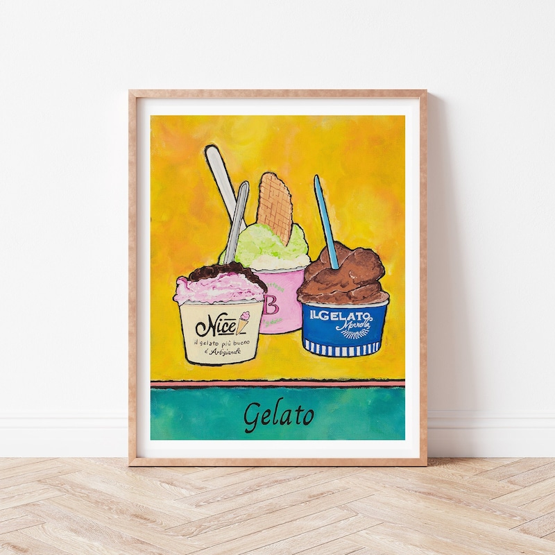 Gelato Art Prints - Etsy