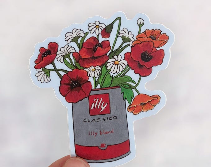 Illy Coffee, Italy Sticker, Gift for Italian, Coffee Sticker, Coffee ...