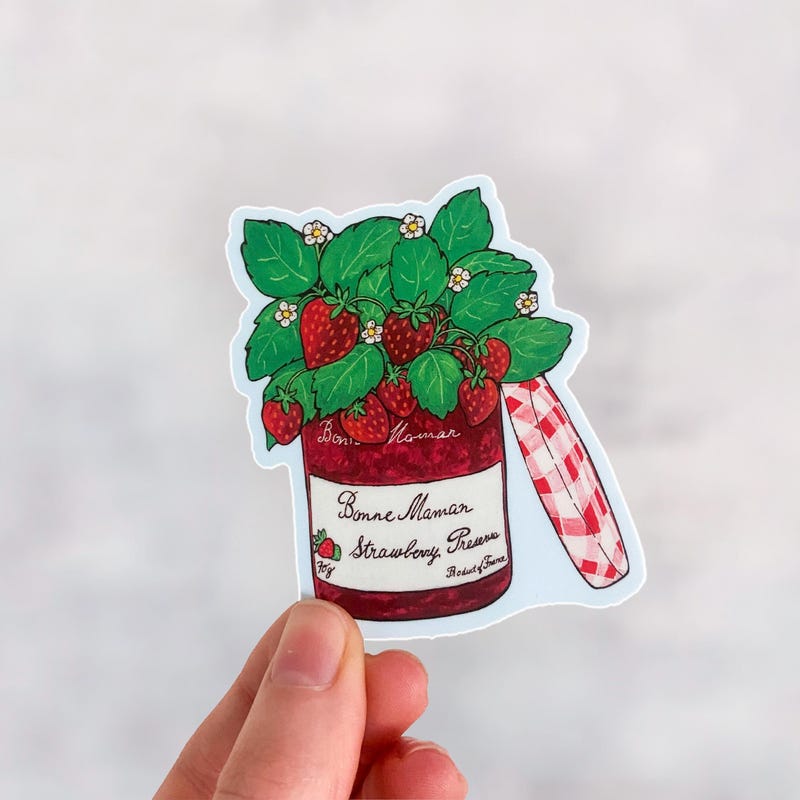 Fruit Jam Stickers - Etsy