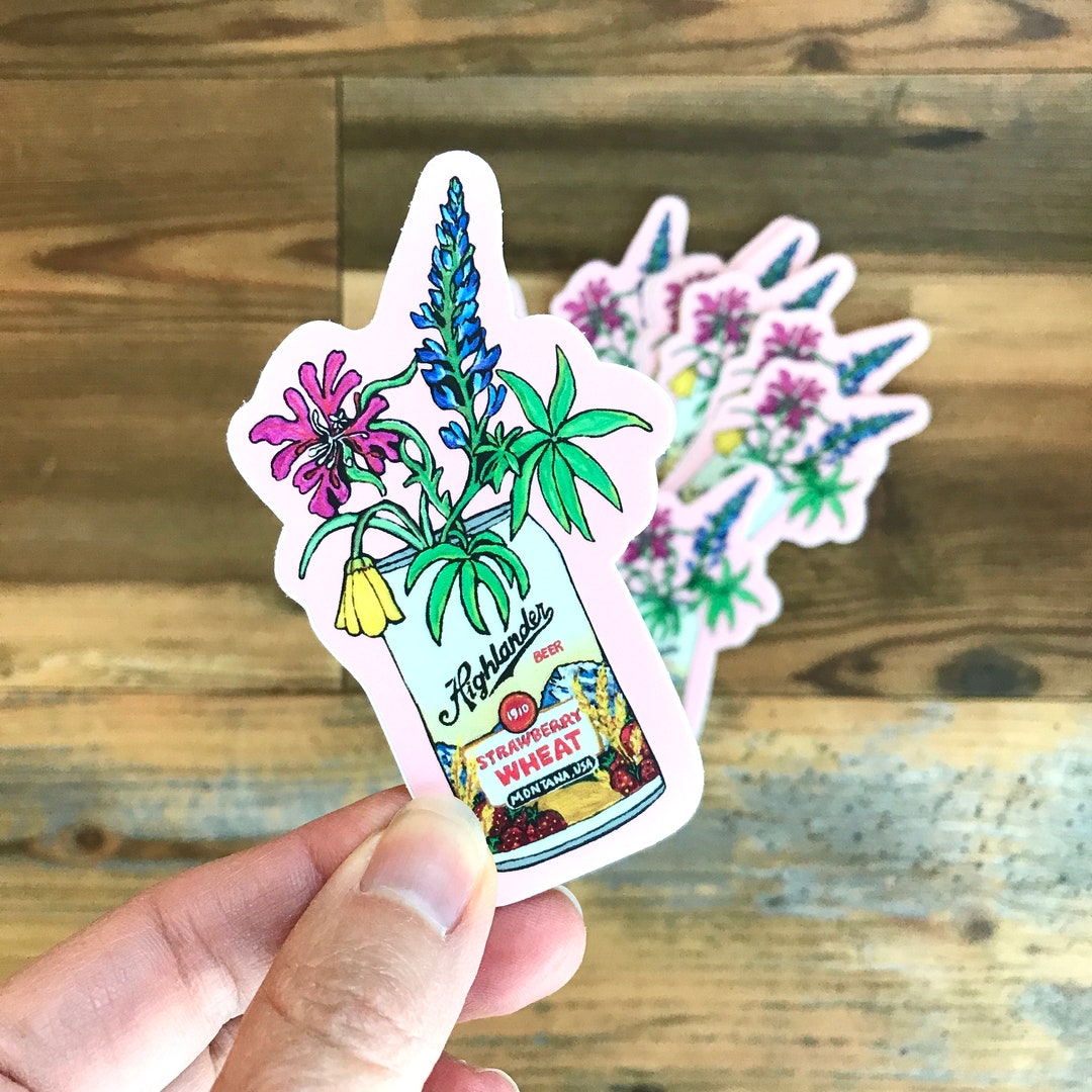 Beer Can Sticker Missoula Montana Beer Montana Stocking - Etsy