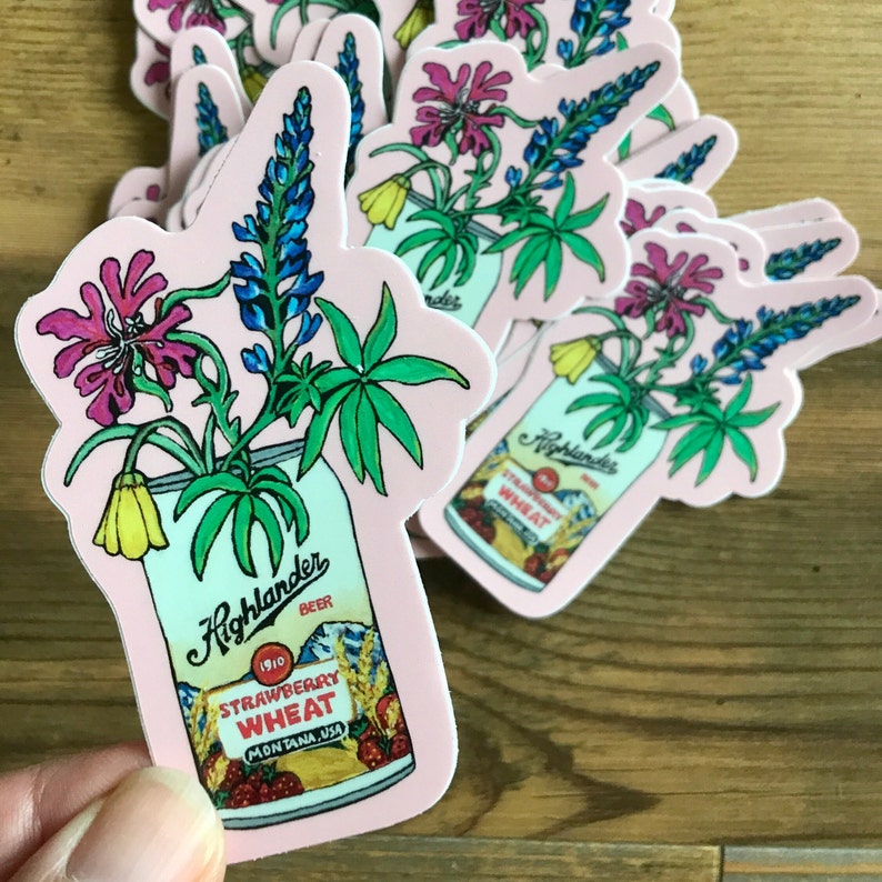 Beer can sticker Missoula Montana beer Montana brewery | Etsy