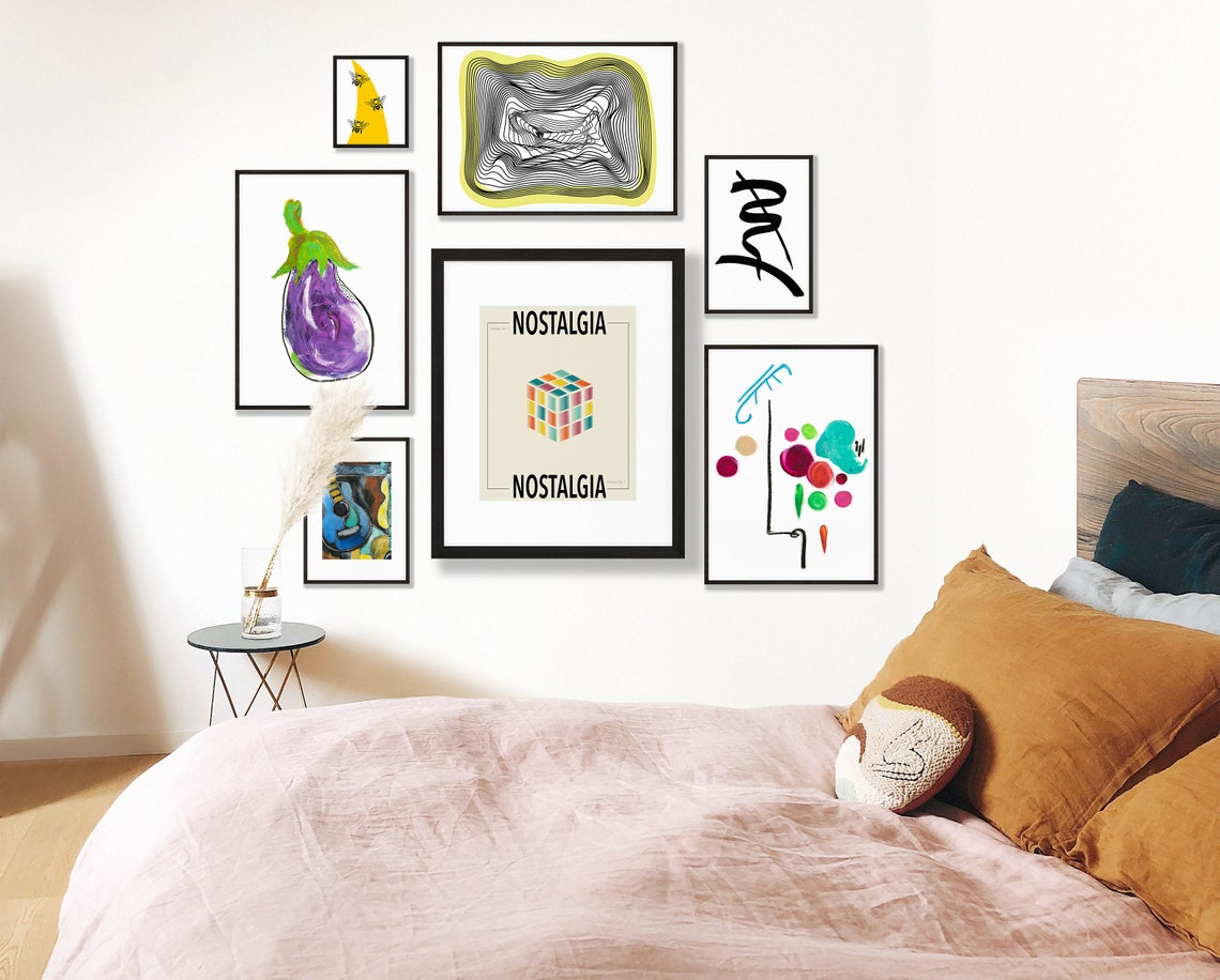 Rubik's Cube Art 1980's Art Print 1980s Gift Gift - Etsy