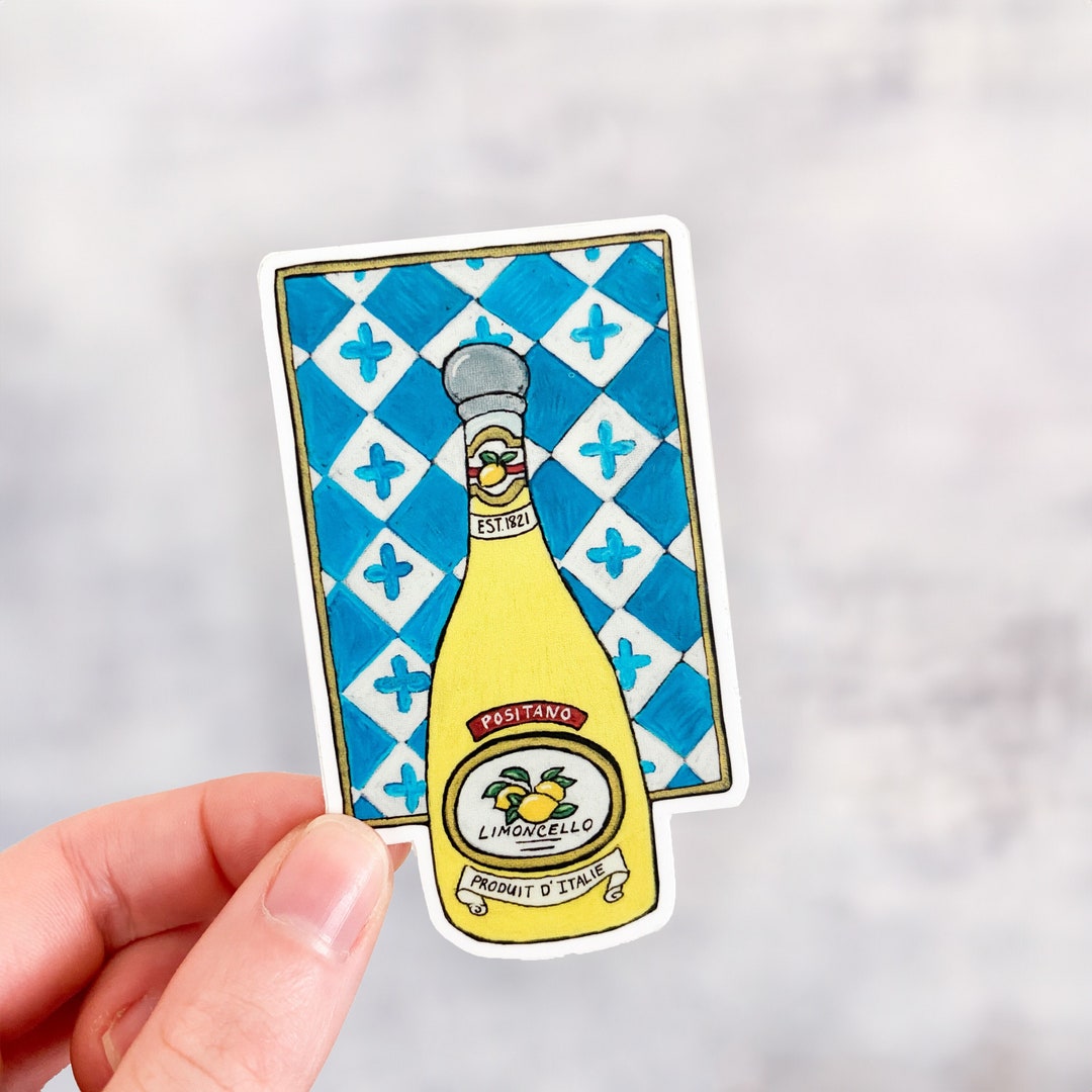 Italy Sticker, Limoncello Sticker, Limoncello Gifts, Amalfi Coast ...