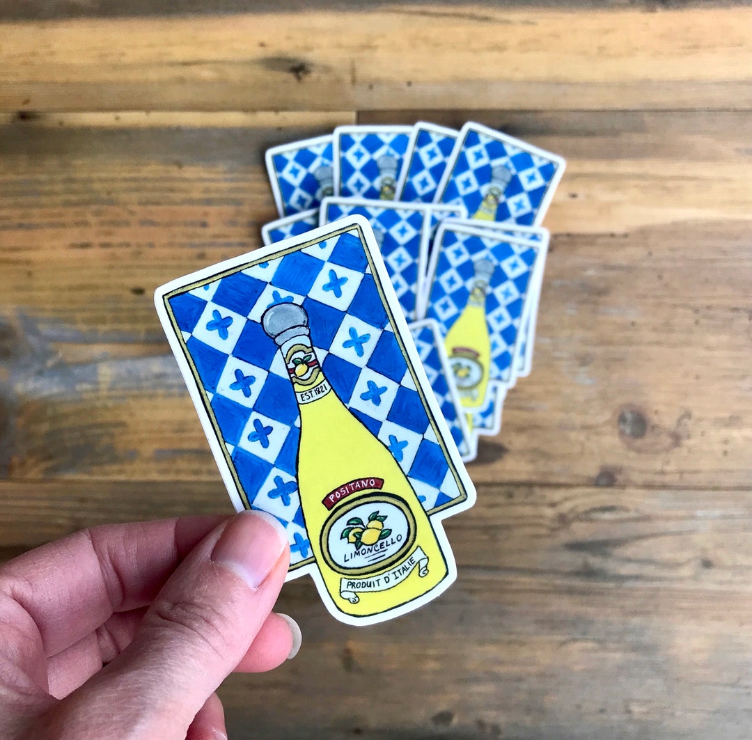 Italy Sticker, Limoncello Sticker, Limoncello Gifts, Amalfi Coast ...