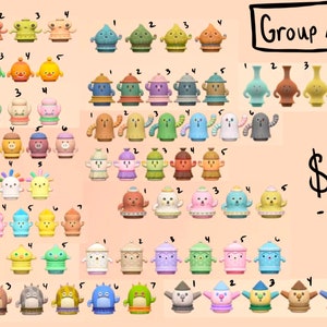 Custom Gyroid Figurines, Made to Order Gift, Animal Crossing Gift ...
