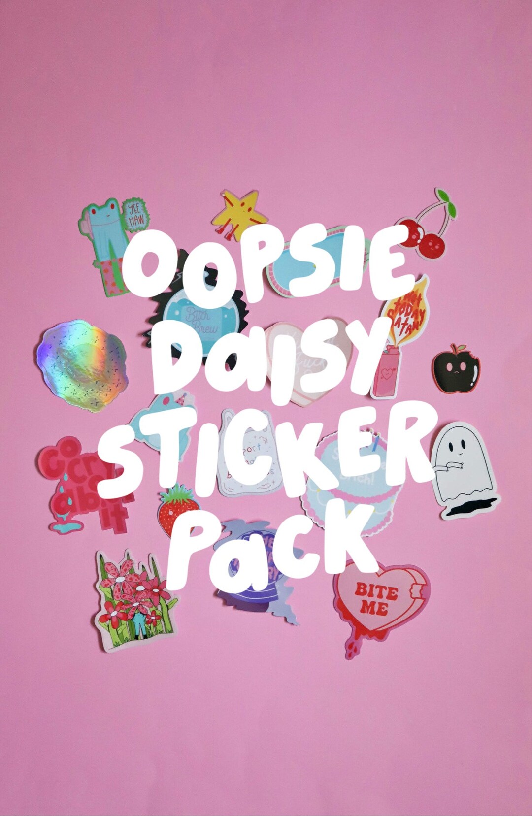OOPSIE DAISY SECONDS Sticker Pack | B-grade Stickers | Cute Die Cut ...