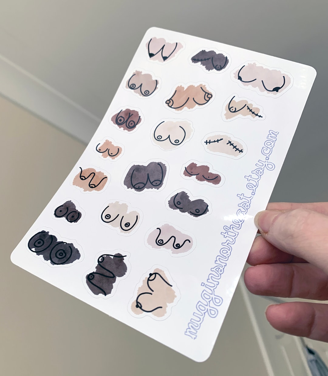 Feminist Stickers | Boobs Planner Stickers | Boob Bullet Journal ...