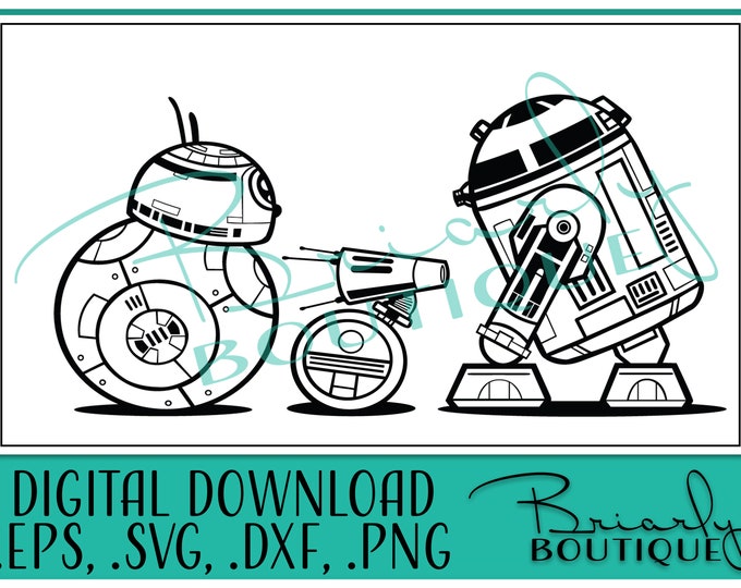 R2D2 Mickey Head DIGITAL DOWNLOAD Svg Dxf Jpg Png - Etsy