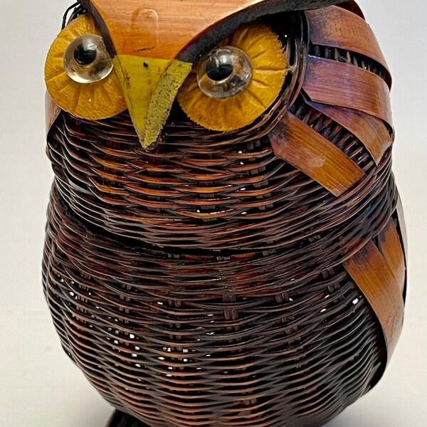 Wicker Owl - Etsy