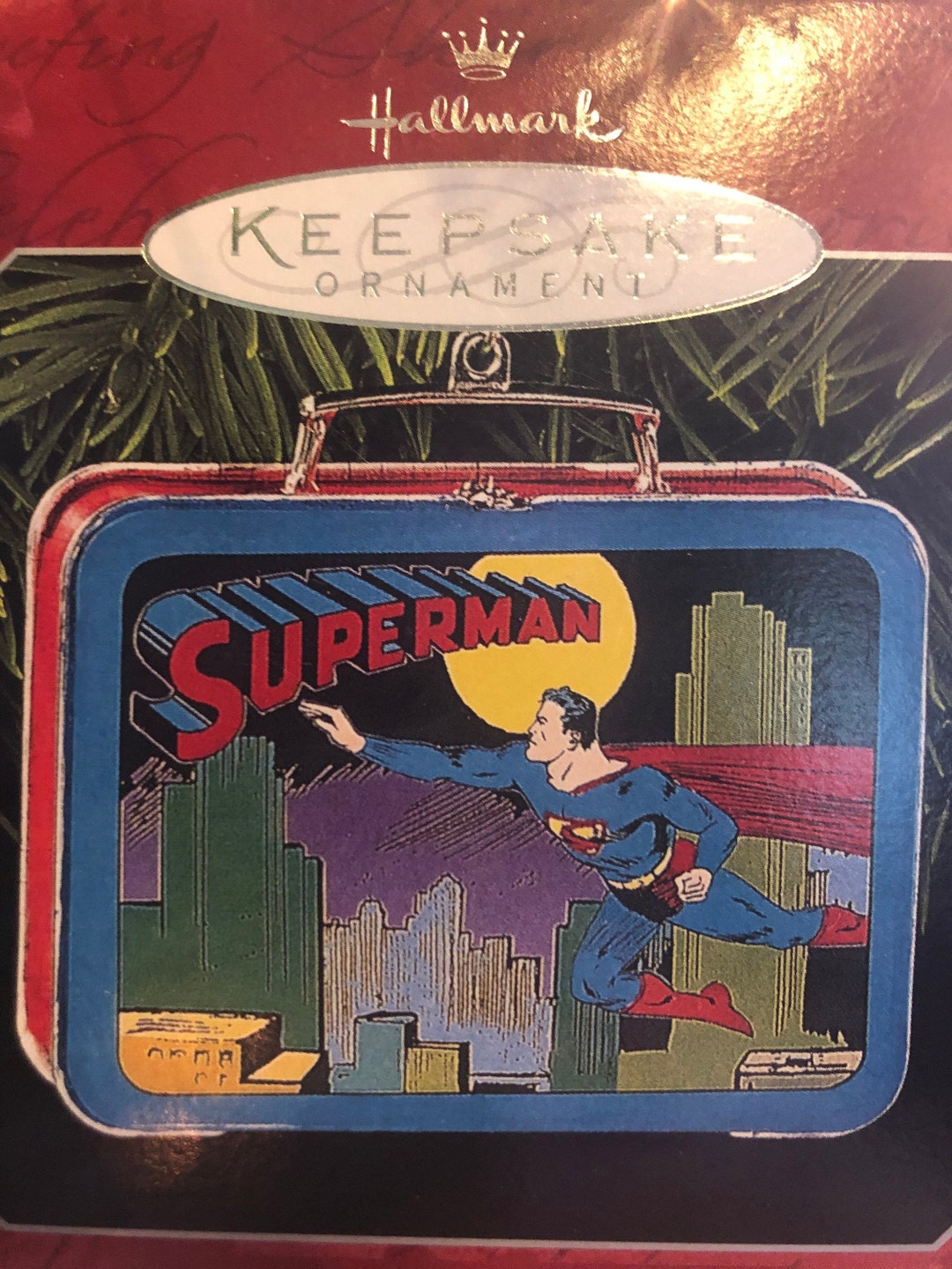 Superman Lunchbox Tin, Hallmark Keepsake Ornament - Etsy