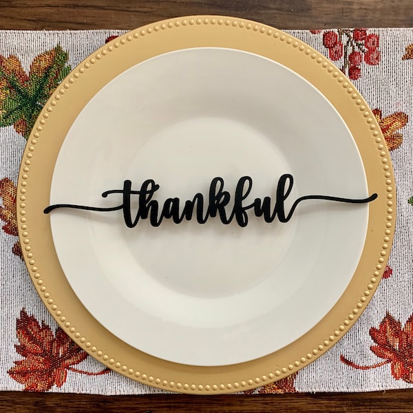 Thankful Plates - Etsy