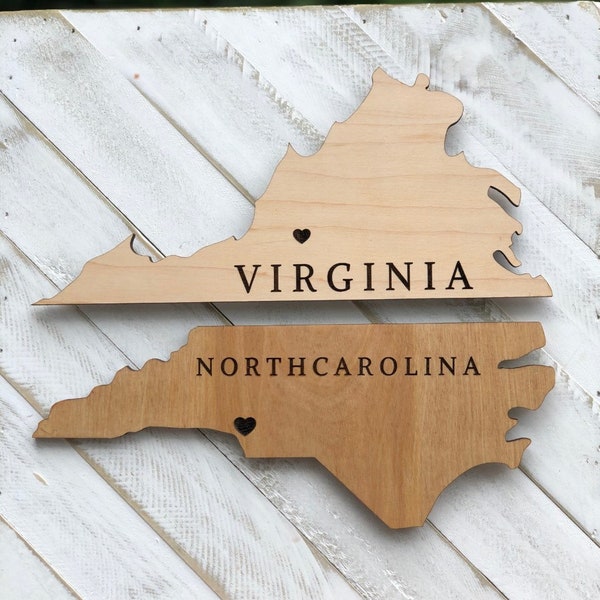 State Heart - Etsy