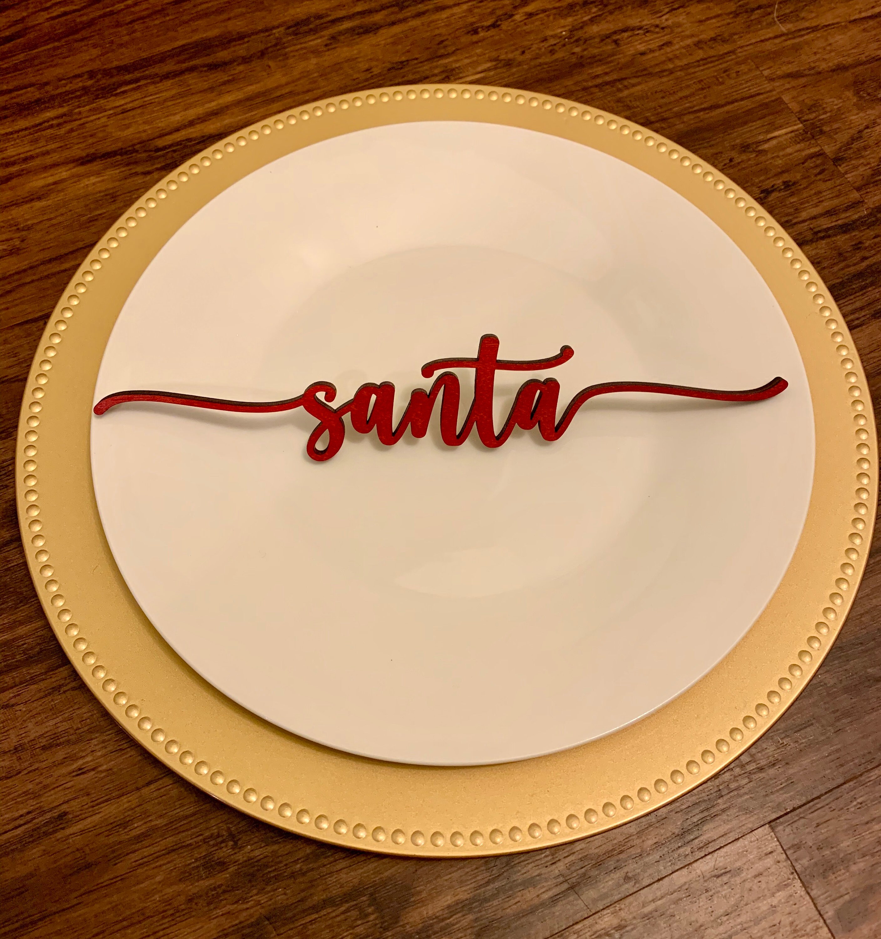 Place Cards/Plate Toppers/ Holiday Place Cards/ Christmas | Etsy