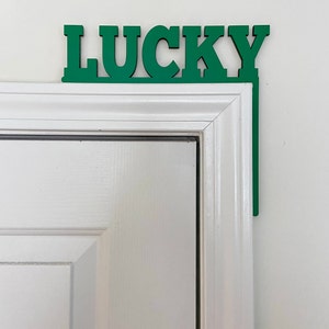 St. Patricks Day Door Corner / Holiday Decor / Spring / March / Clover ...