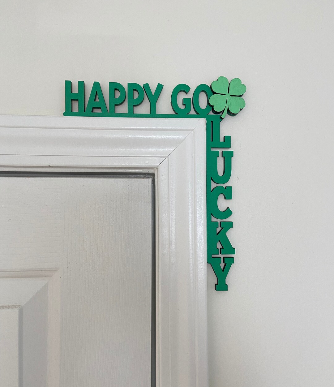 St. Patricks Day Door Corner / Holiday Decor / Spring / March / Clover ...
