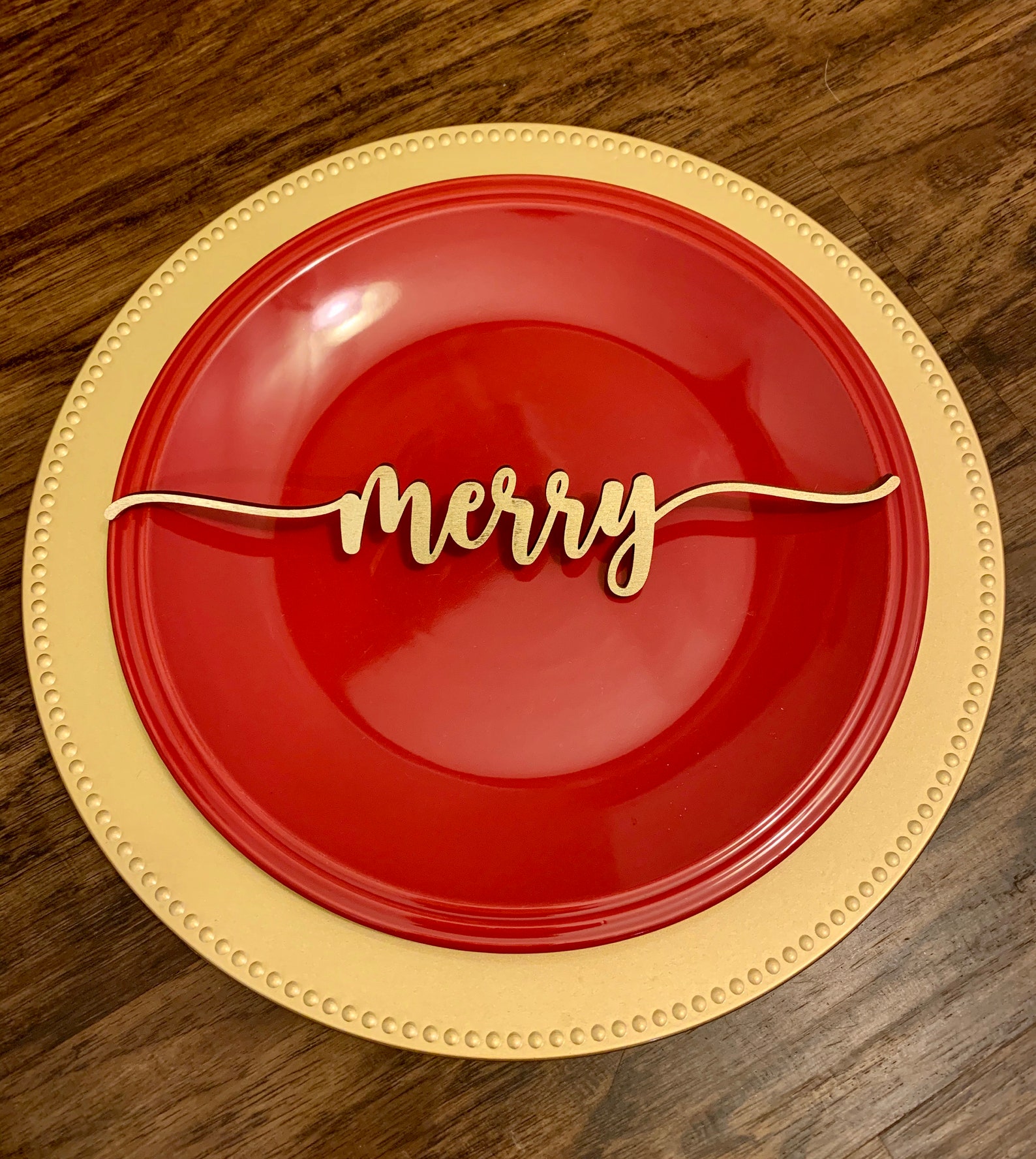 Place Cards/plate Toppers/ Holiday Place Cards/ Christmas | Etsy