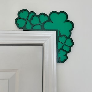 St. Patricks Day Door Corner / Holiday Decor / Spring / March / Clover ...