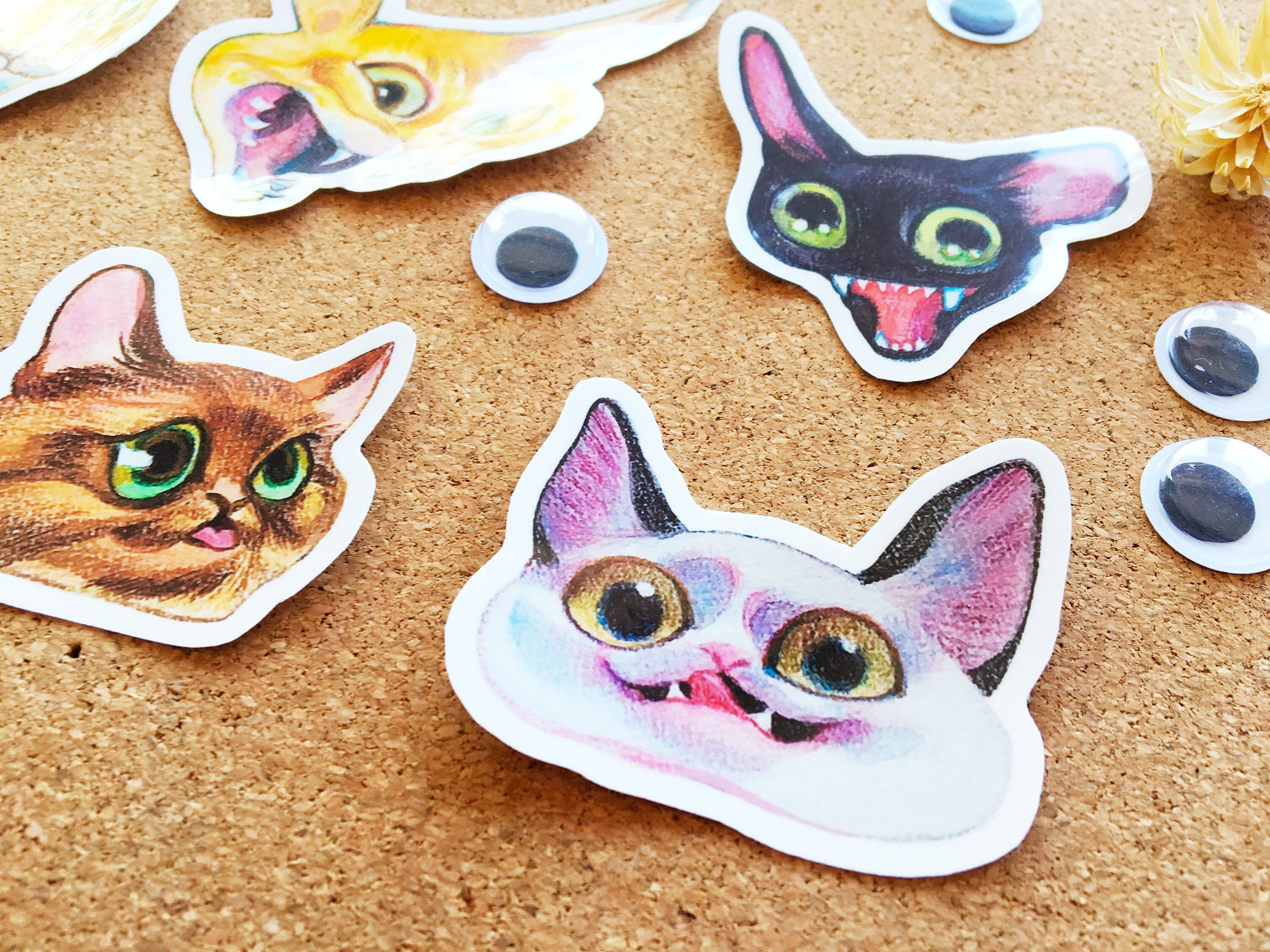 Sad Boi Cat /cat Meme Stickers Pack/meme Sticker/funny | Etsy