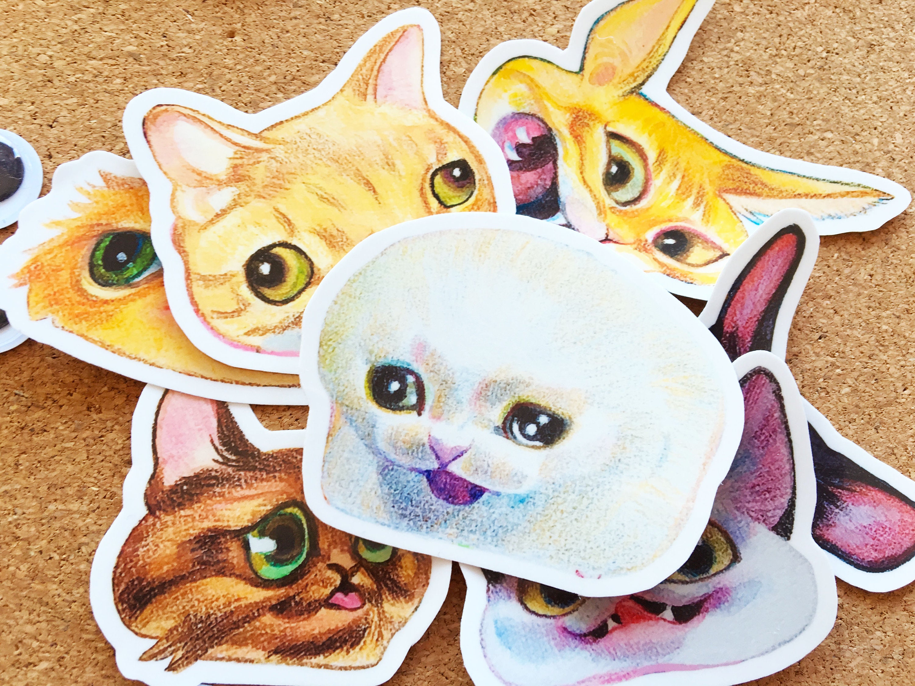 Sad Boi Cat /cat Meme Stickers Pack/meme Sticker/funny | Etsy
