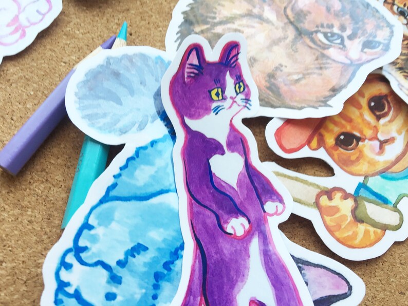 Cat Meme Stickers Pack/laptop Sticker/ | Etsy