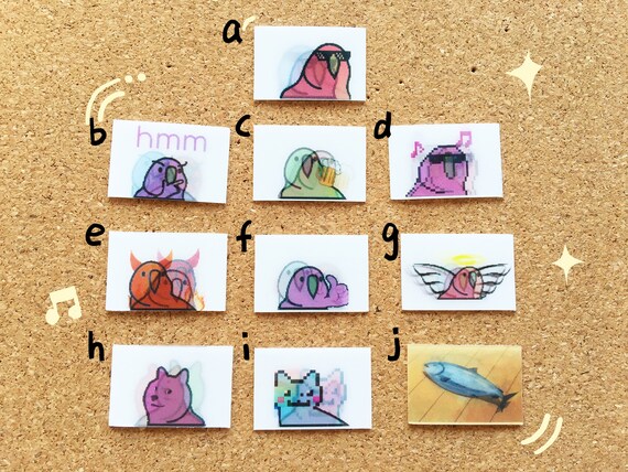 Changing Patterns Meme Stickers Small Size Package/ Party - Etsy