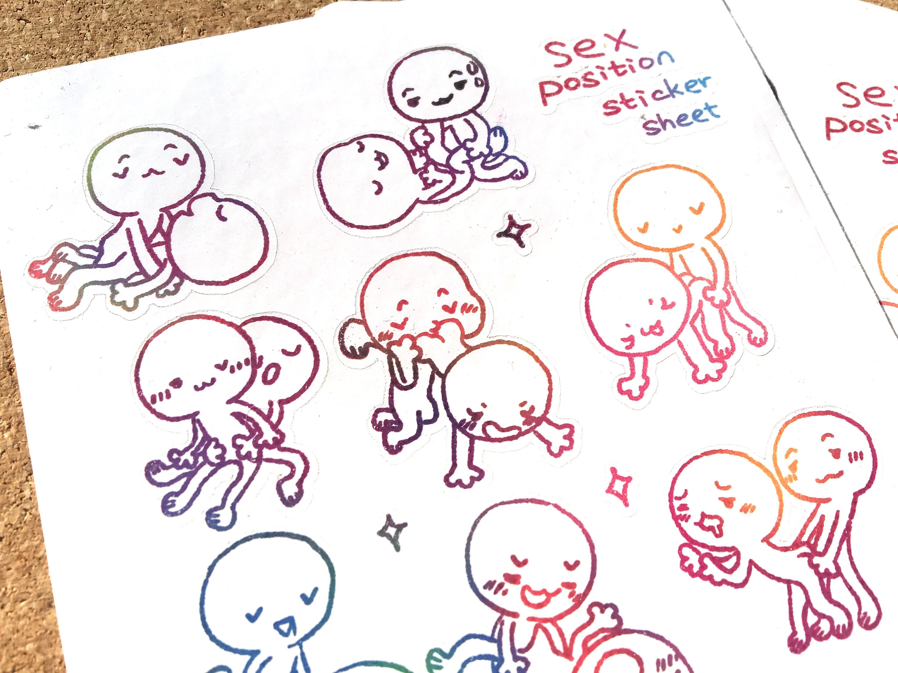 Sex Position Stickers Sheet /planning Sticker/ - Etsy Singapore