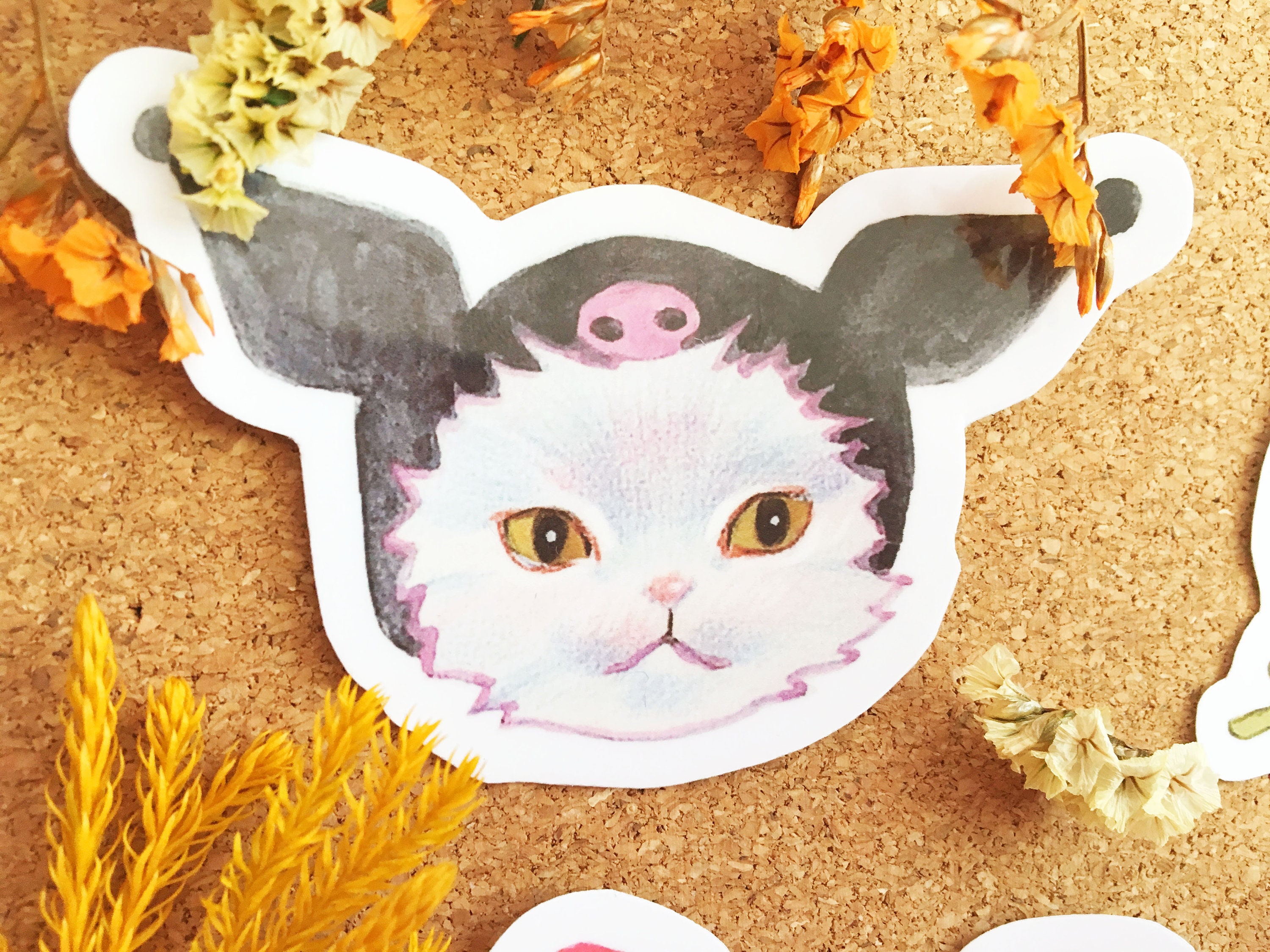 Cat head meme stickers pack/meme art/laptop sticker/book | Etsy