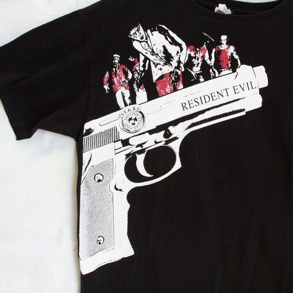Rare Vgt Resident Evil Capcom Zombie Horror Game T Sh… - Gem