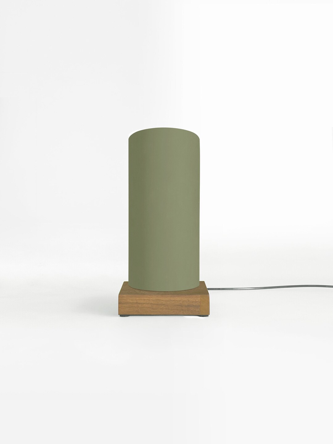 Green Minimal Table Lamp - Etsy
