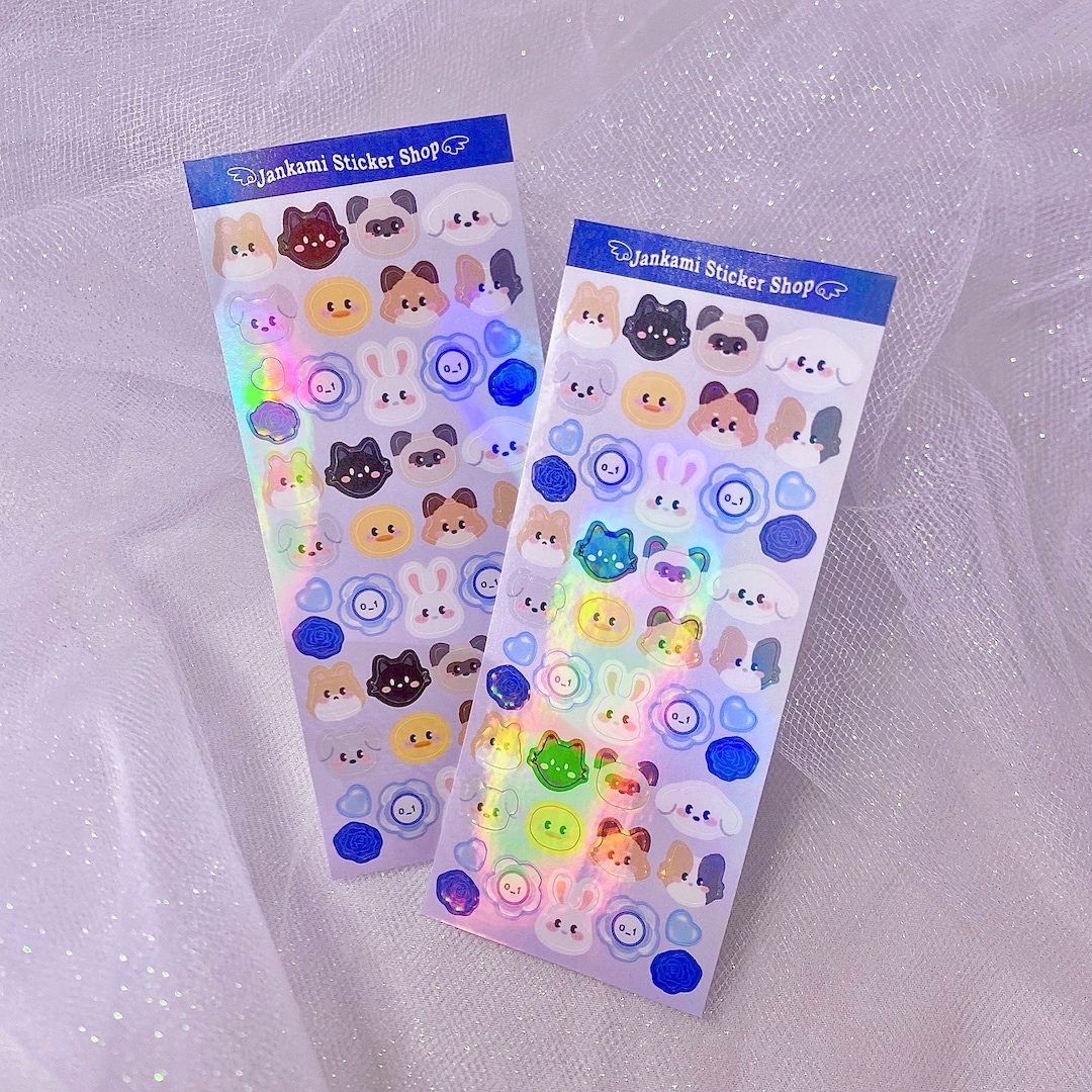 ZB1 Mini Animals Sticker Sheet zerobaseone, for Polcos, Kpop Journal ...
