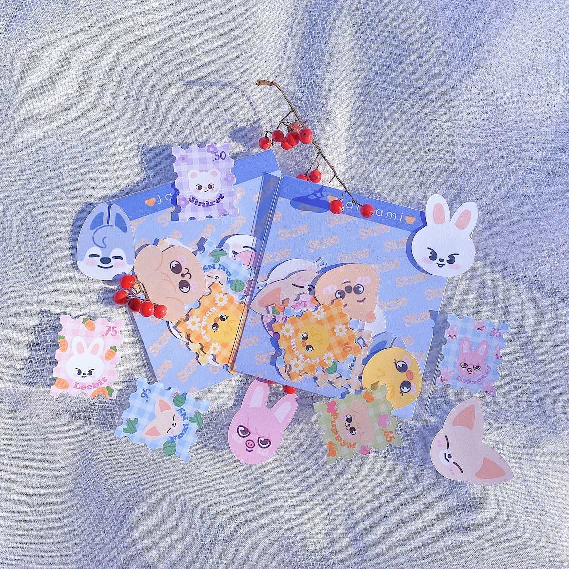 Stray Kids SZKOO Sticker Flakes 16 Flakes & SKZOO Heart - Etsy Canada