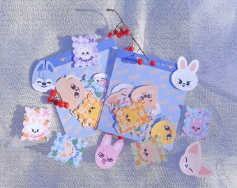 SKZOO Washi Sticker Sheet k-pop Stickers, Stray Kids Stickers, for ...