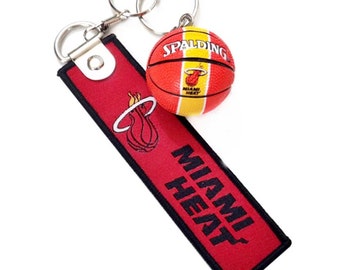 Miami Heat Keychain | Etsy