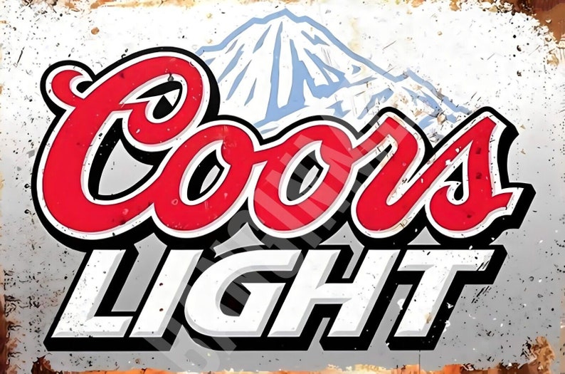 Coors Light Funny Sign 8" X 12" Aluminum Metal Sign - Etsy