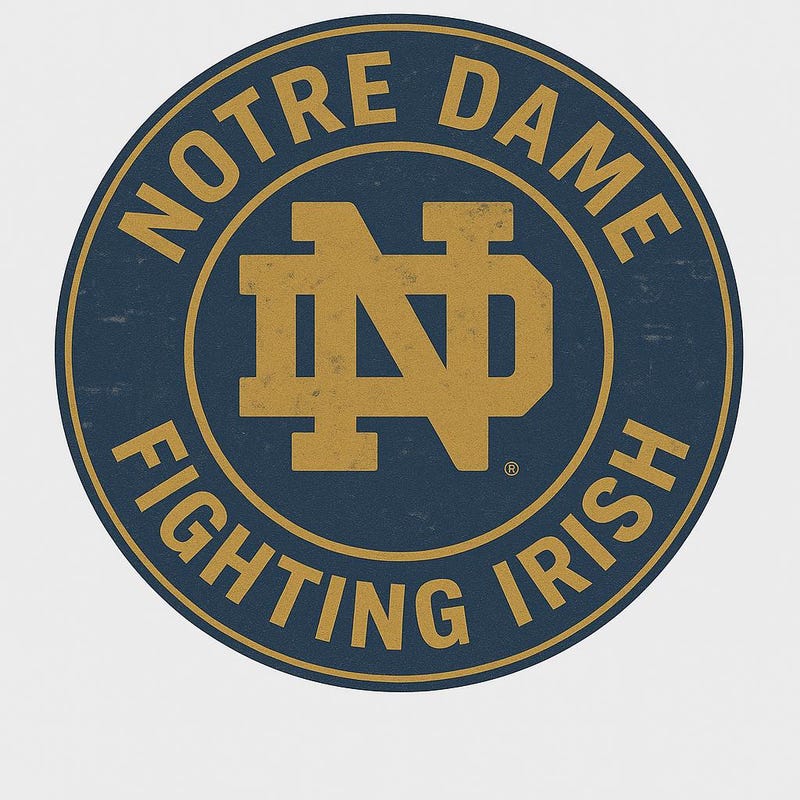 Notre Dame Sign - Etsy