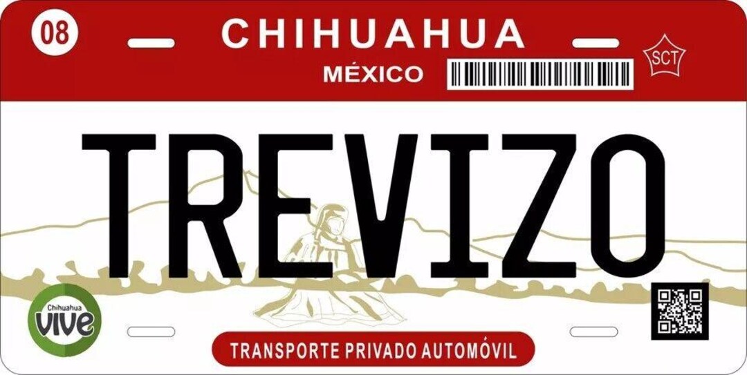 Chihuahua 2016 Custom State License Plate Personalized 12"x6" Size - Etsy