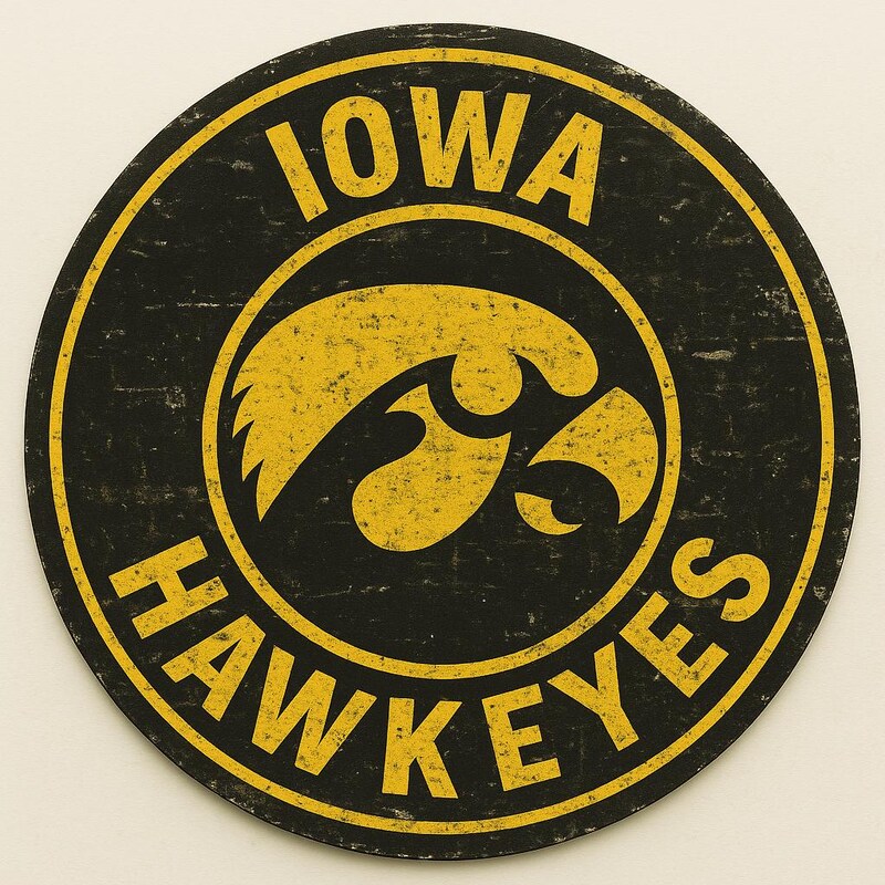 Iowa Hawkeye Sign - Etsy