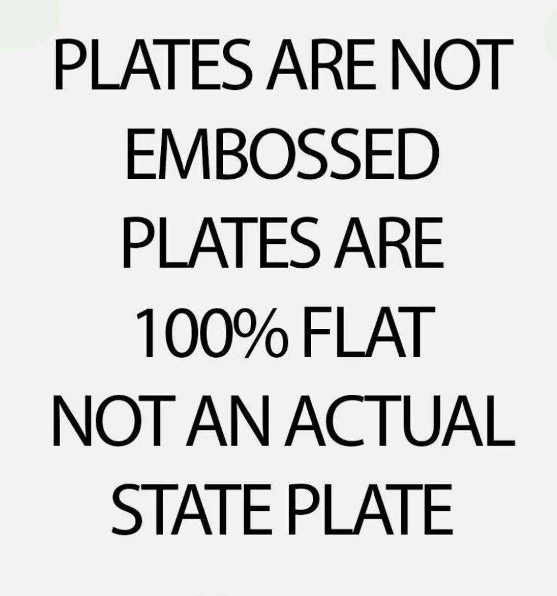 Honduras Blue Custom State License Plate Personalized 12"x6" Size - Etsy
