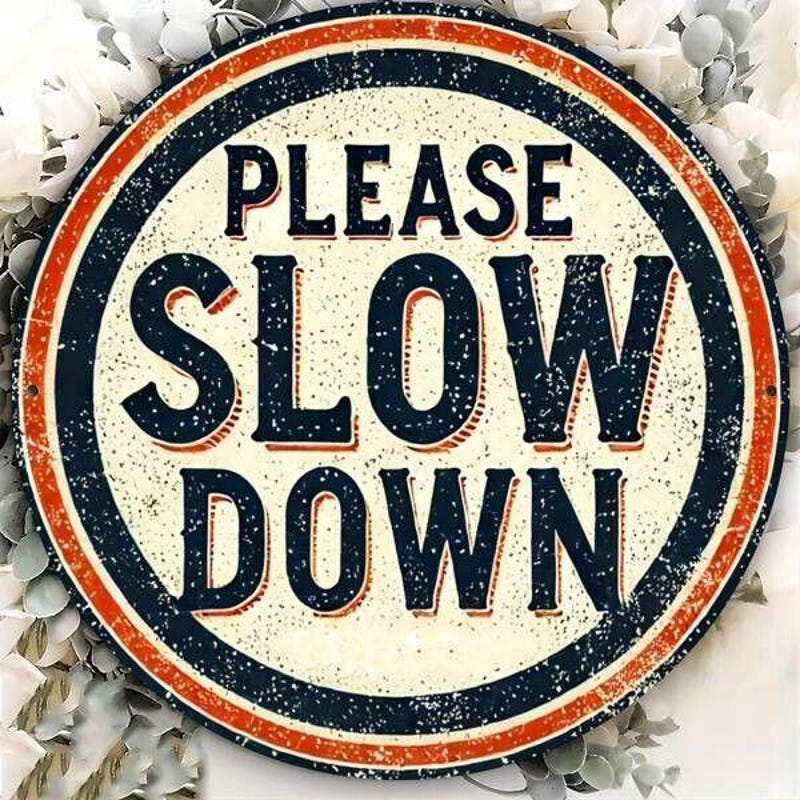 Slow Down Signs - Etsy